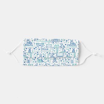 Occupational Therapy OT Pattern Adult Cloth Face Mask | Zazzle
