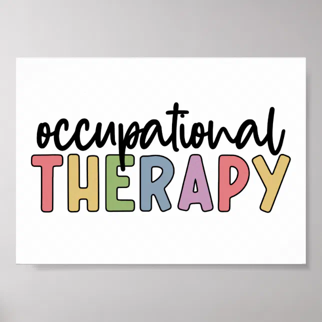 Occupational Therapy OT Student OT Month Poster | Zazzle