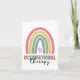 Occupational Therapy OT Therapist Rainbow Card | Zazzle