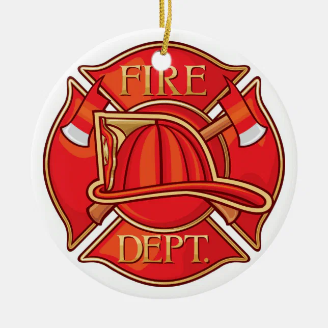 Occupations - Fire Fighter - SRF Ceramic Ornament | Zazzle