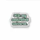 OCD: my controlled universe Green OCD Sticker | Zazzle