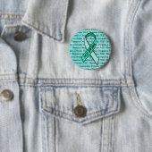 OCD Obsessive Compulsive Disorder Awareness Ribbon Pinback Button | Zazzle