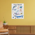 Ocean Animals | Education Learning Classroom Poster | Zazzle
