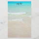 Ocean Background Lined Blank Writing Paper | Zazzle