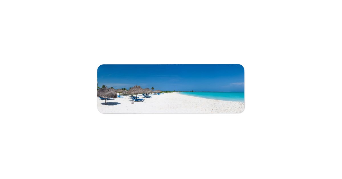 Ocean beach label | Zazzle
