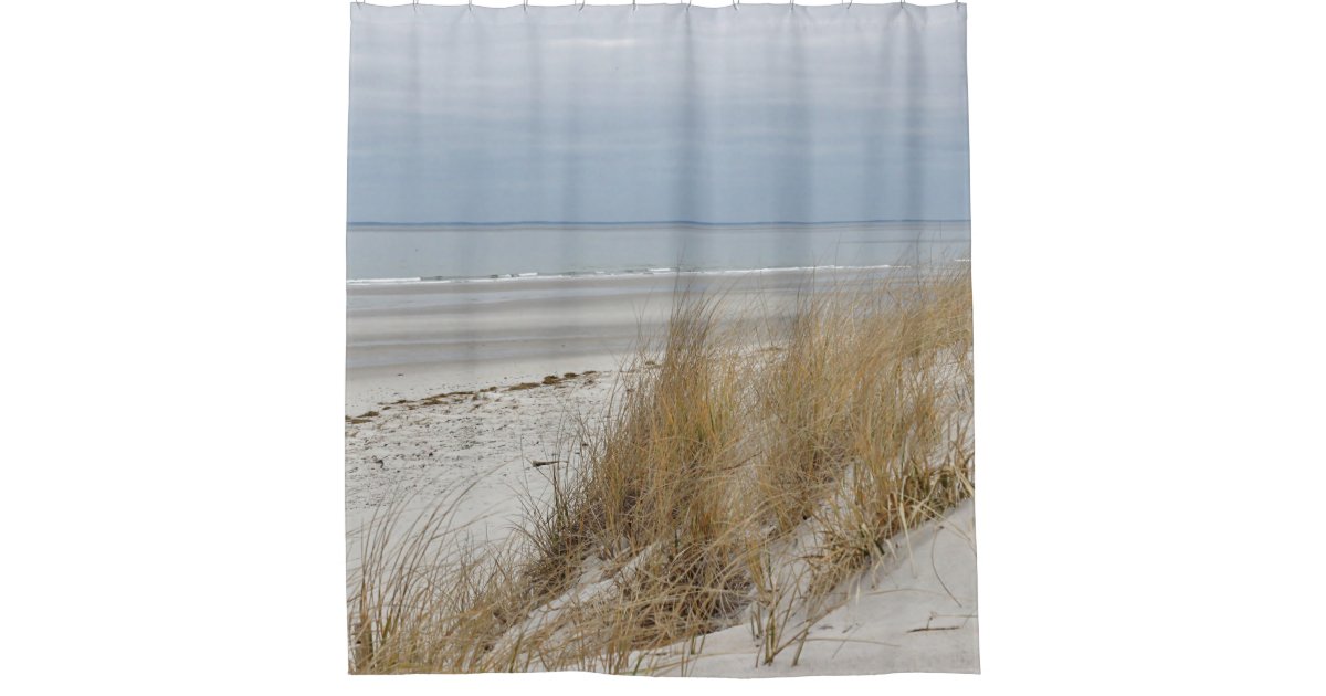 Ocean Beach on Cape Cod Shower Curtain | Zazzle