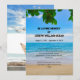 Ocean Beach Photo Memorial Funeral Service Card | Zazzle