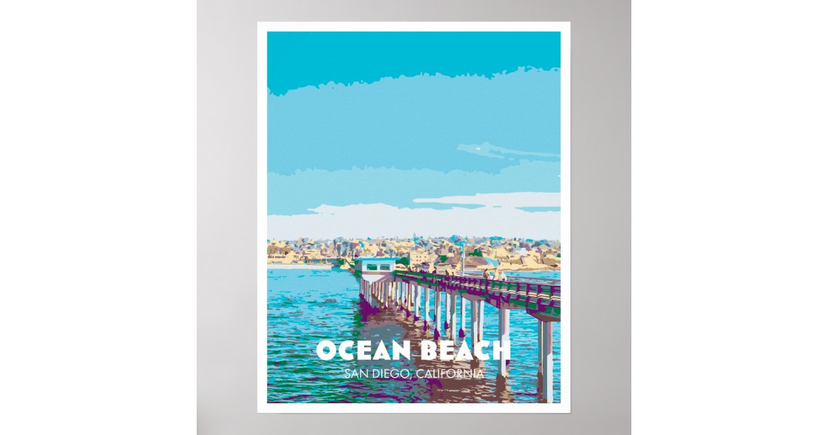 Ocean Beach Poster | Zazzle