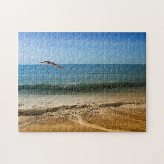 Ocean Beach Scene Game Puzzle | Zazzle