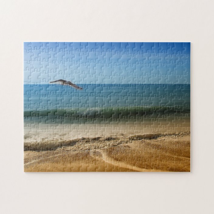 Ocean Beach Scene Game Puzzle | Zazzle.com