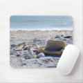 Ocean, beach, sea shells mouse pad | Zazzle
