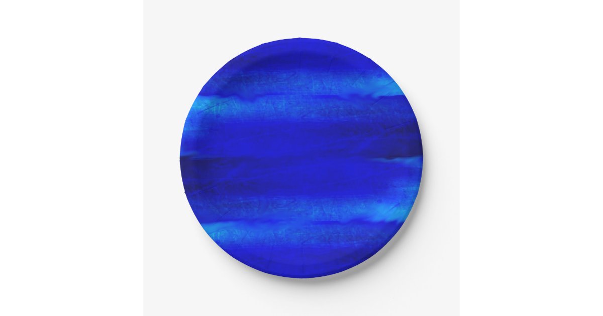 Ocean Blue Beach paper Plates | Zazzle