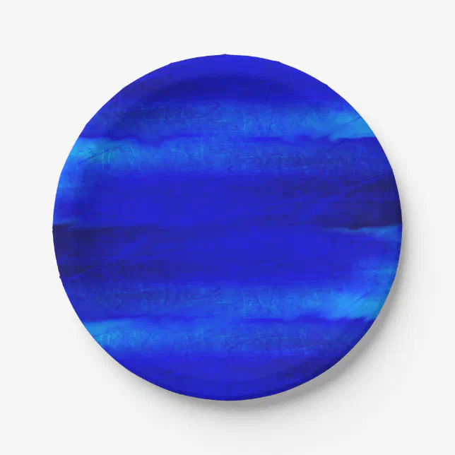 Ocean Blue Beach paper Plates | Zazzle