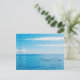 Ocean Blue Summer Scene Thank You Postcard | Zazzle