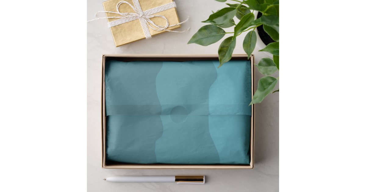 Ocean Blue Waves Minimal Beach Vibes Decoupage Tissue Paper | Zazzle