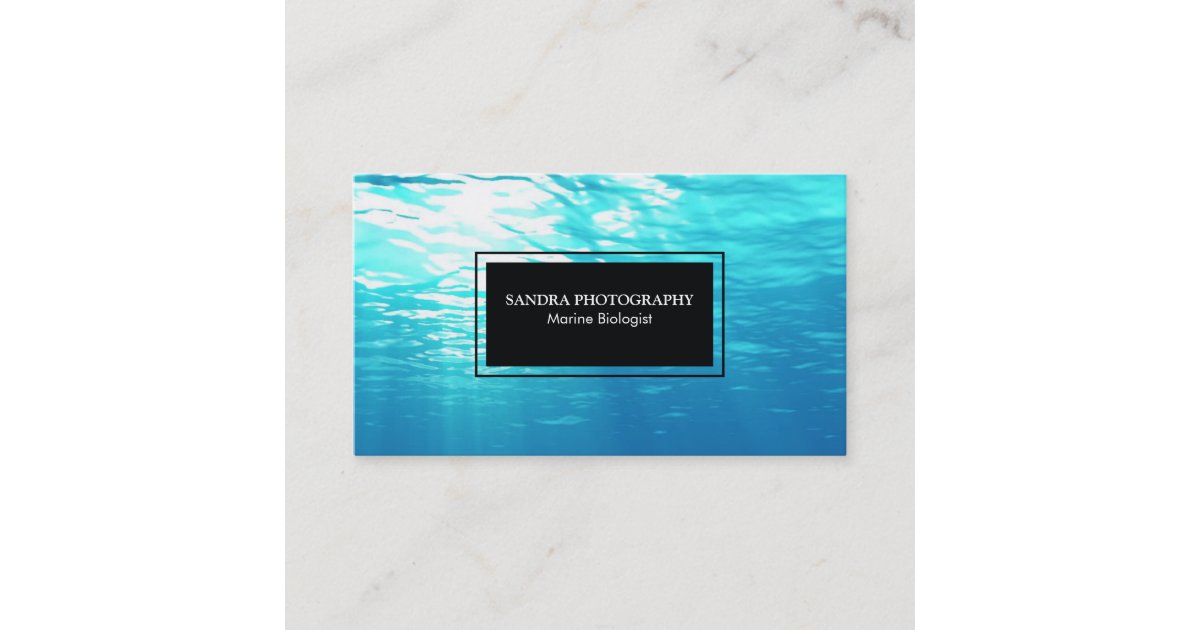 Ocean Business Card | Zazzle