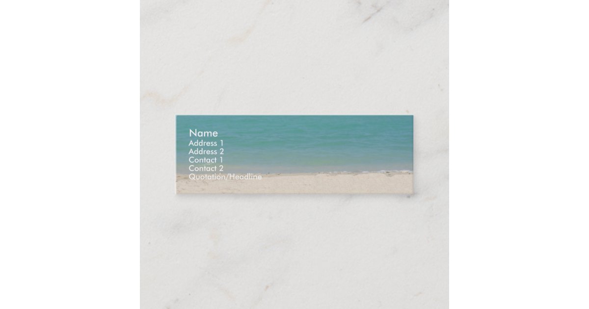 ocean Business Card | Zazzle