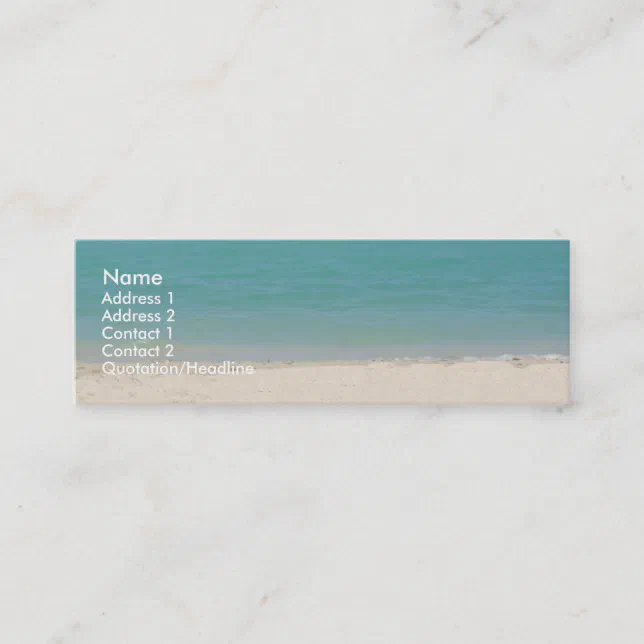 ocean Business Card | Zazzle