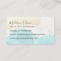 Ocean Coastal Beach Scene Modern Business Card | Zazzle