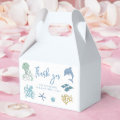 Ocean Creature Blue Baby Shower Favor Boxes | Zazzle