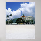 Ocean Drive, Miami Beach Vintage Poster | Zazzle.com