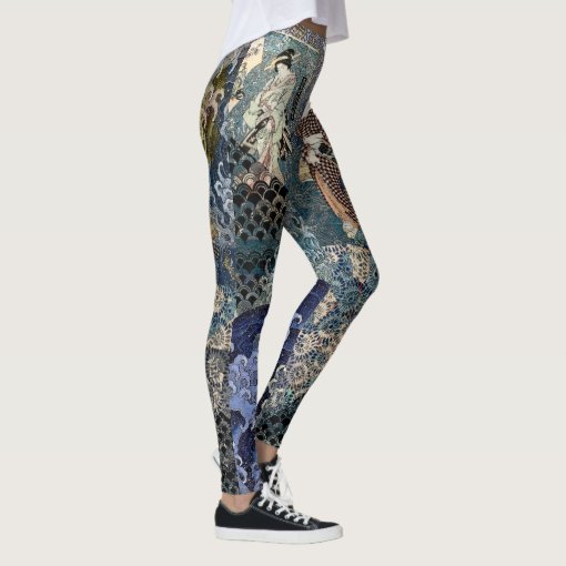 Ocean Geisha Summer Nami Leggings | Zazzle