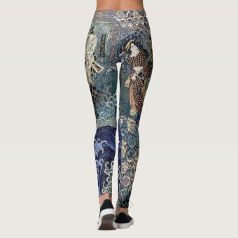 Ocean Geisha Summer Nami Leggings | Zazzle