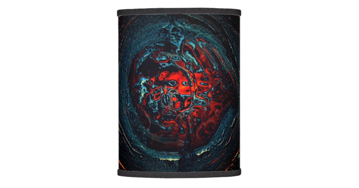 Ocean Inferno Red Glow Lamp Shade | Zazzle