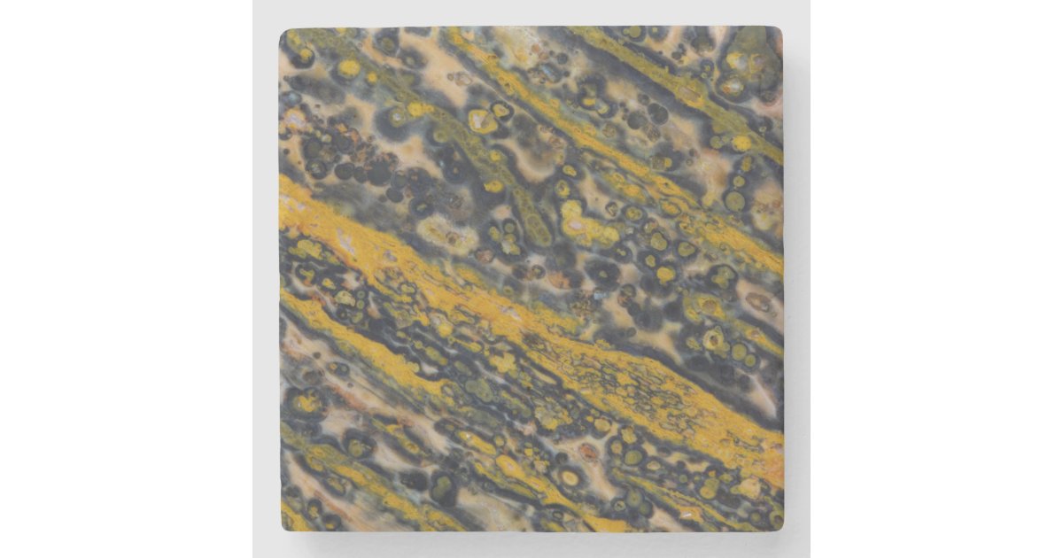 Ocean Jasper Stone Coaster | Zazzle
