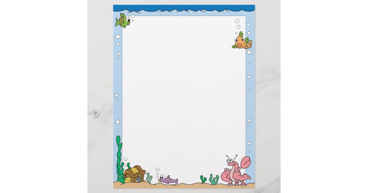 Ocean Letterhead | Zazzle