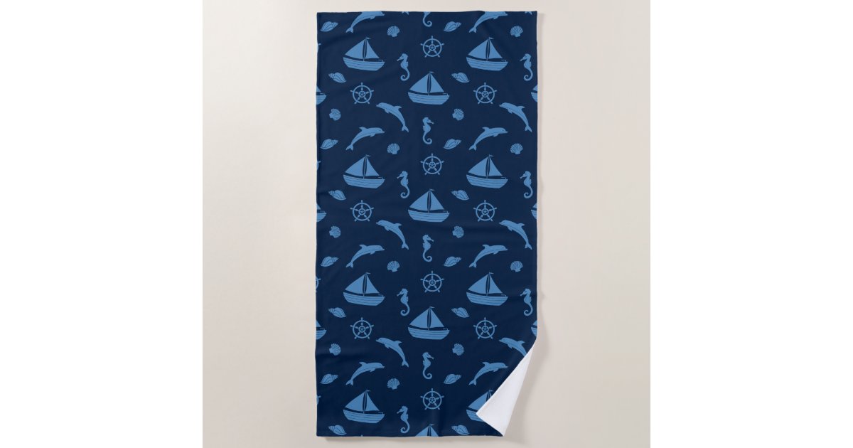 ocean life beach towel | Zazzle