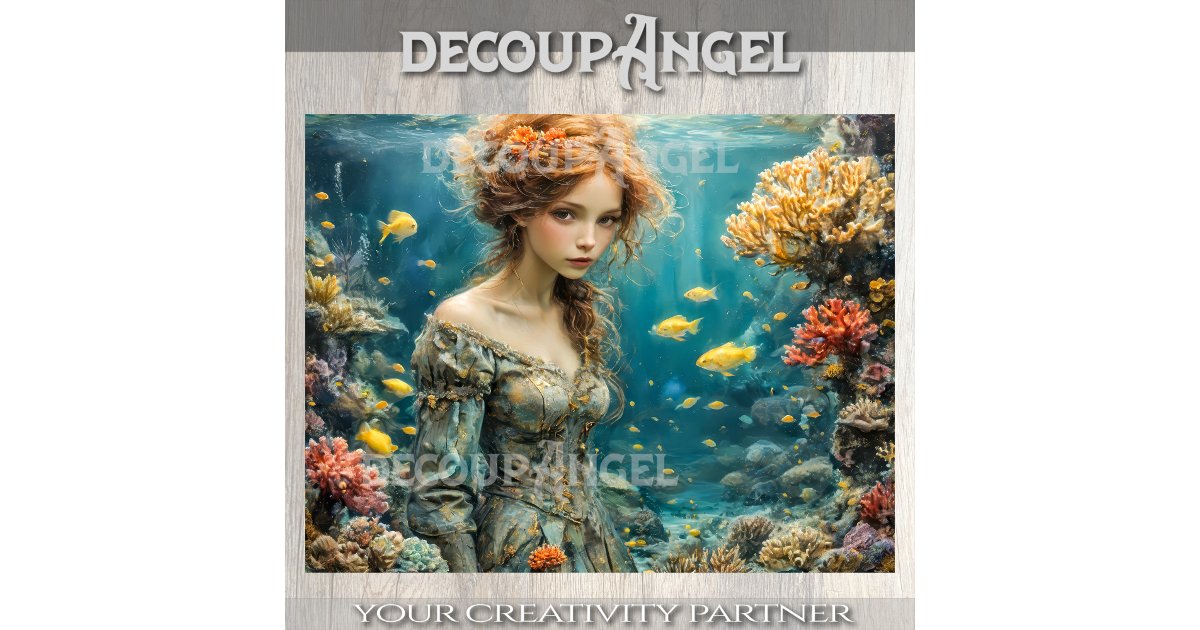 Ocean Muse - Decoupage - Tissue Paper | Zazzle