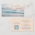 Ocean Pastel Colors | QR Code Business Card | Zazzle