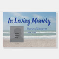 Ocean Scene Memorial In Loving Memory Sign | Zazzle