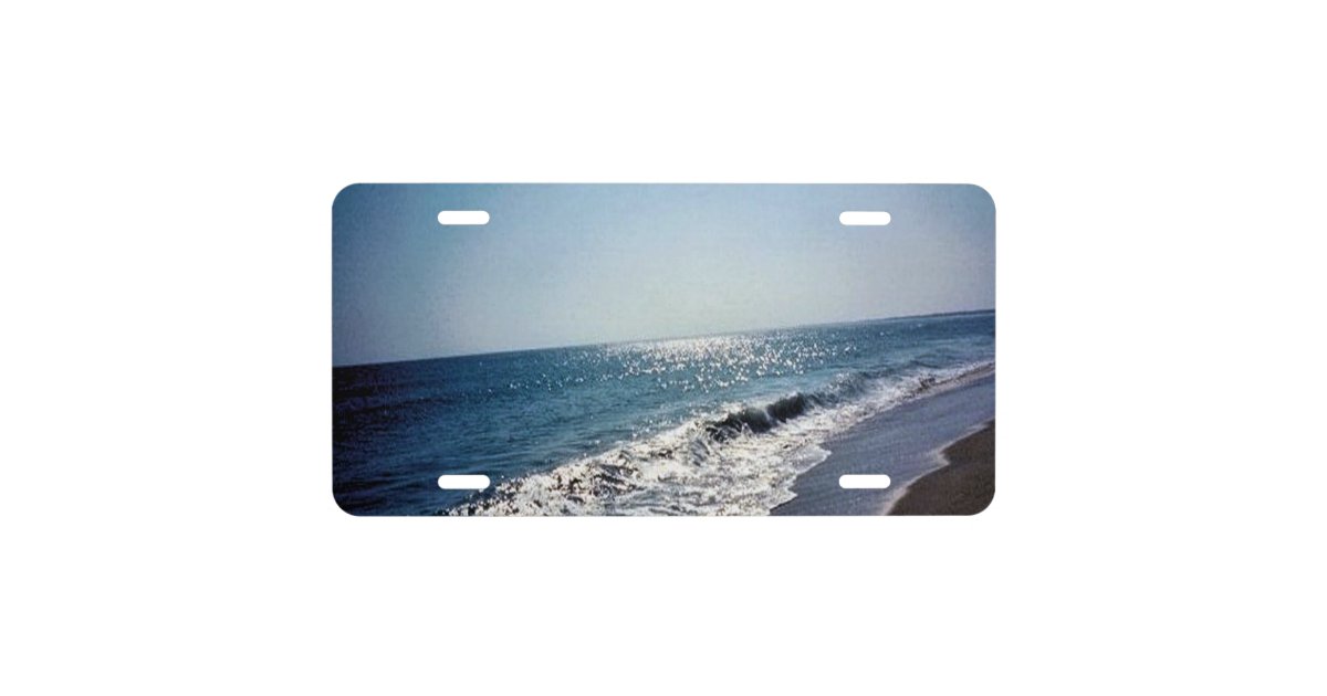 Ocean Scene - Outer Banks License Plate | Zazzle