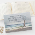 Ocean Sea Bird Beach House Vacation Rental Guest Book | Zazzle