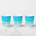 Ocean Sea Scene Blue Vitamin Sea Paper Cups | Zazzle