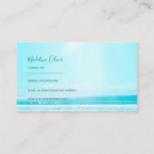 Ocean Sea Travel Blue Modern Professional Business Card | Zazzle