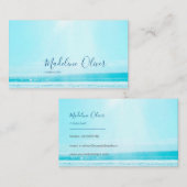 Ocean Sea Travel Blue Modern Professional Business Card | Zazzle