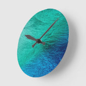 Ocean Sea Water Digital Art Wall Clock | Zazzle