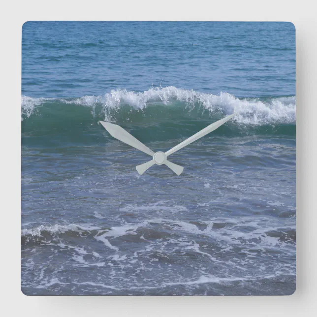 Ocean Sea Wave Beach Wall Clock | Zazzle