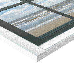 Ocean/ Sea Waves Fake Window View Canvas Print | Zazzle