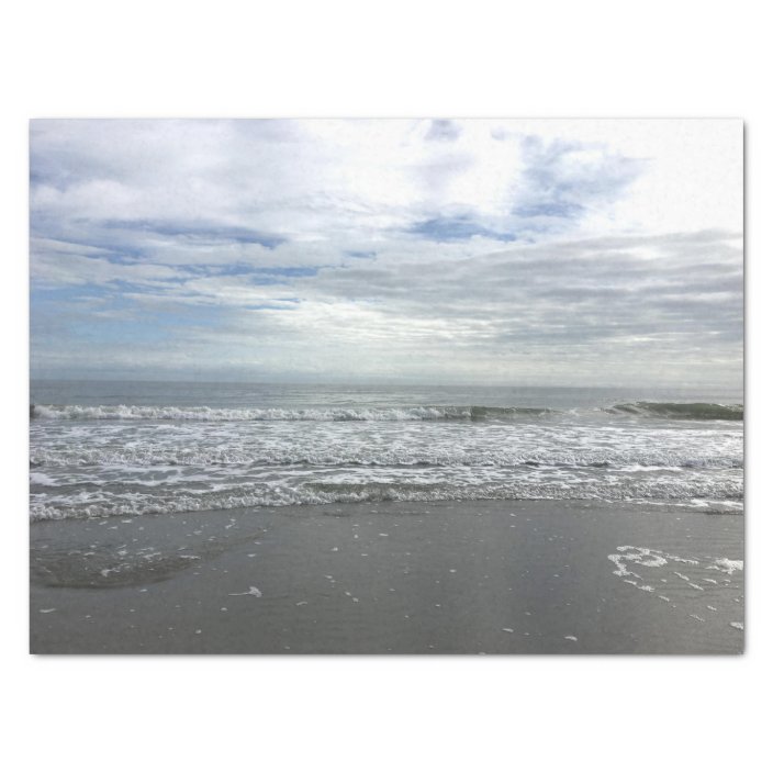 Ocean Sea Waves Water Beach Nature Landscape Photo Tissue Paper ...