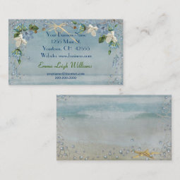 Ocean Seashore Business Card | Zazzle