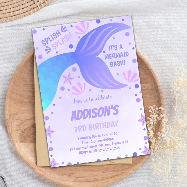 Ocean Shell and Under the Sea Party Invite | Zazzle