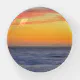 Ocean Sunset Sea Beach Art Glass Paperweight | Zazzle