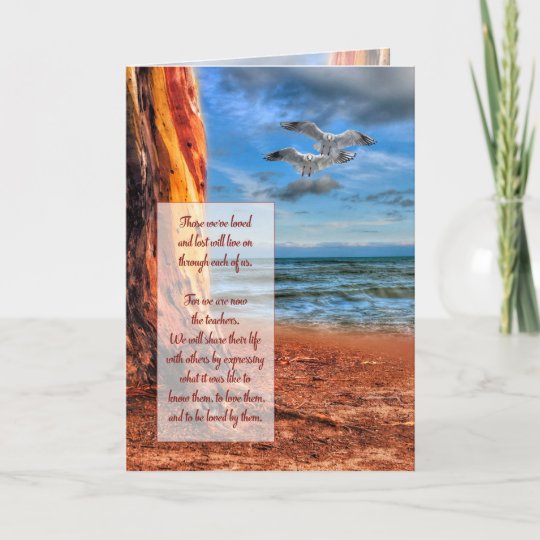 Ocean Theme Sympathy from Soul Sonnets™ Card | Zazzle.com
