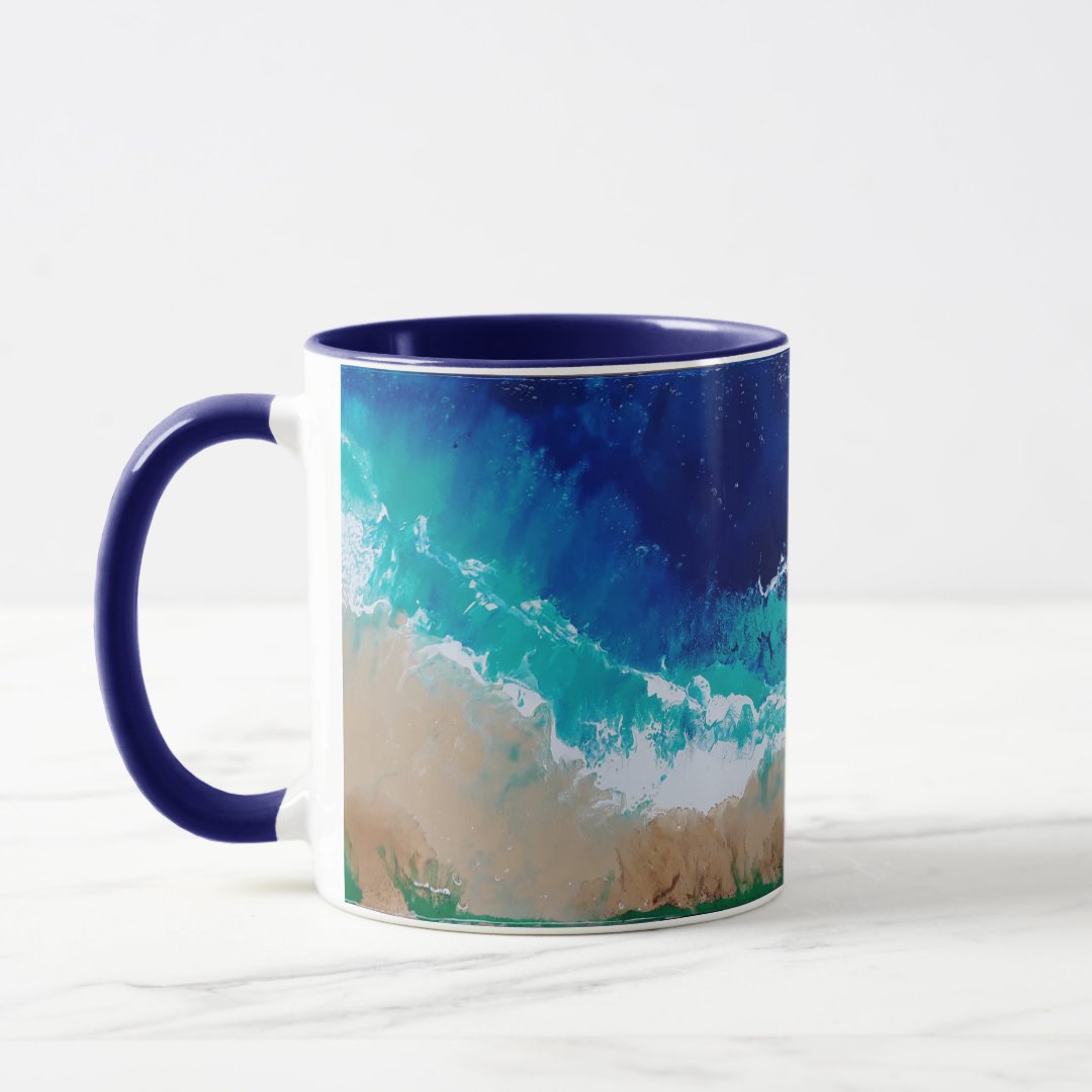Ocean Themed Coffee Mug Art by JP Denyer Artist | Zazzle