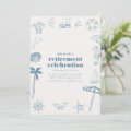 Ocean Themed Retirement Celebration Invite | Zazzle