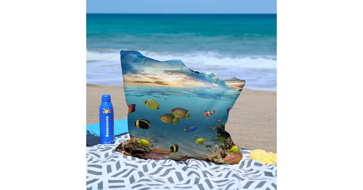 Ocean Underwater Coral Reef Tropical Fish Tote Bag | Zazzle